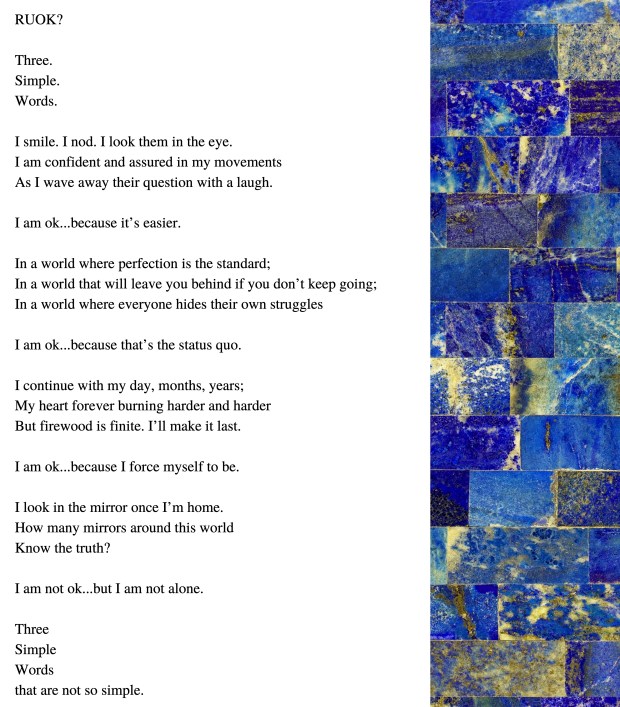 RUOK? A poem by Virginia Su – The Auricle